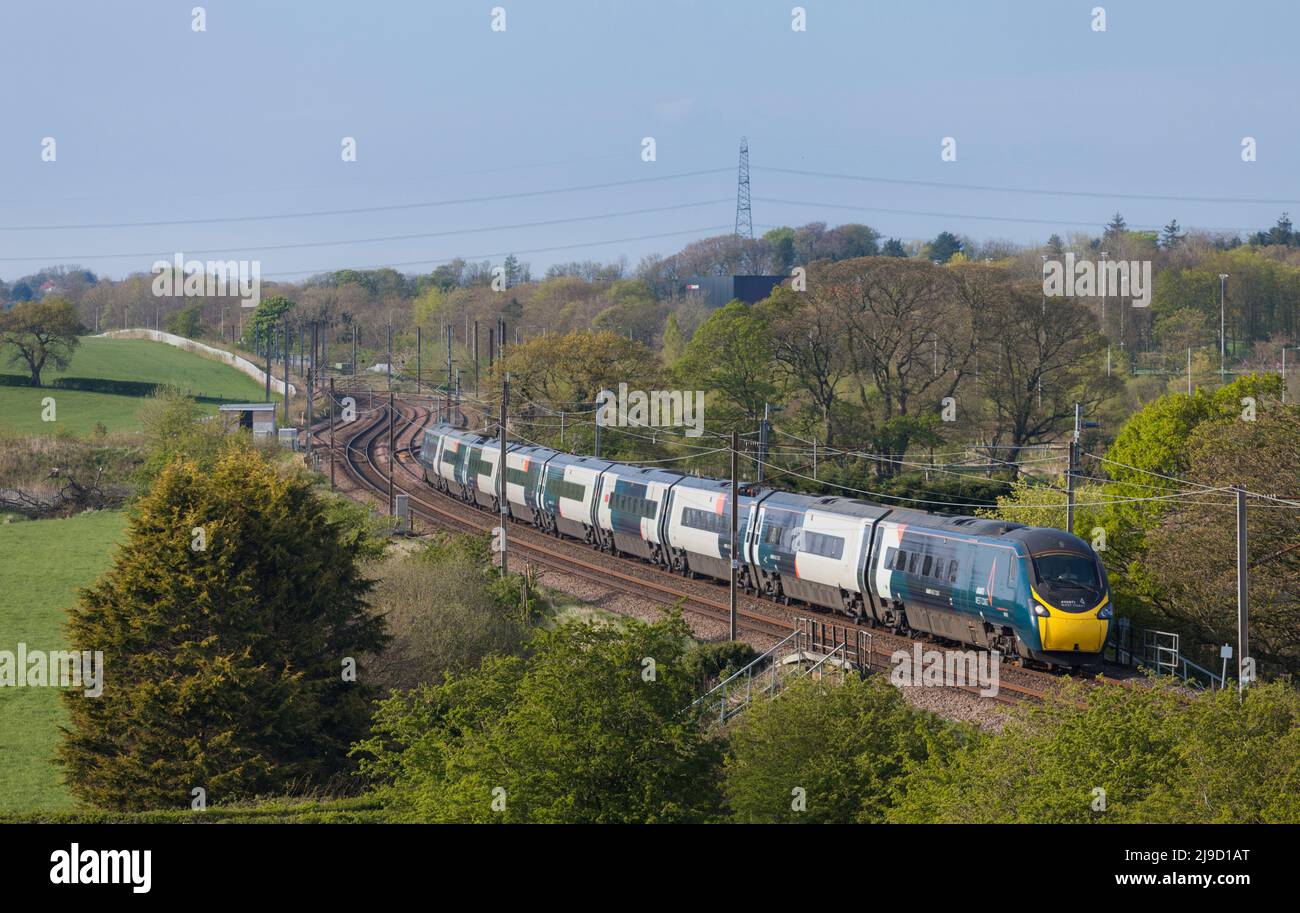 First Trenitalia Avant West Coast Alstom Pendolino train 390013 on the ...