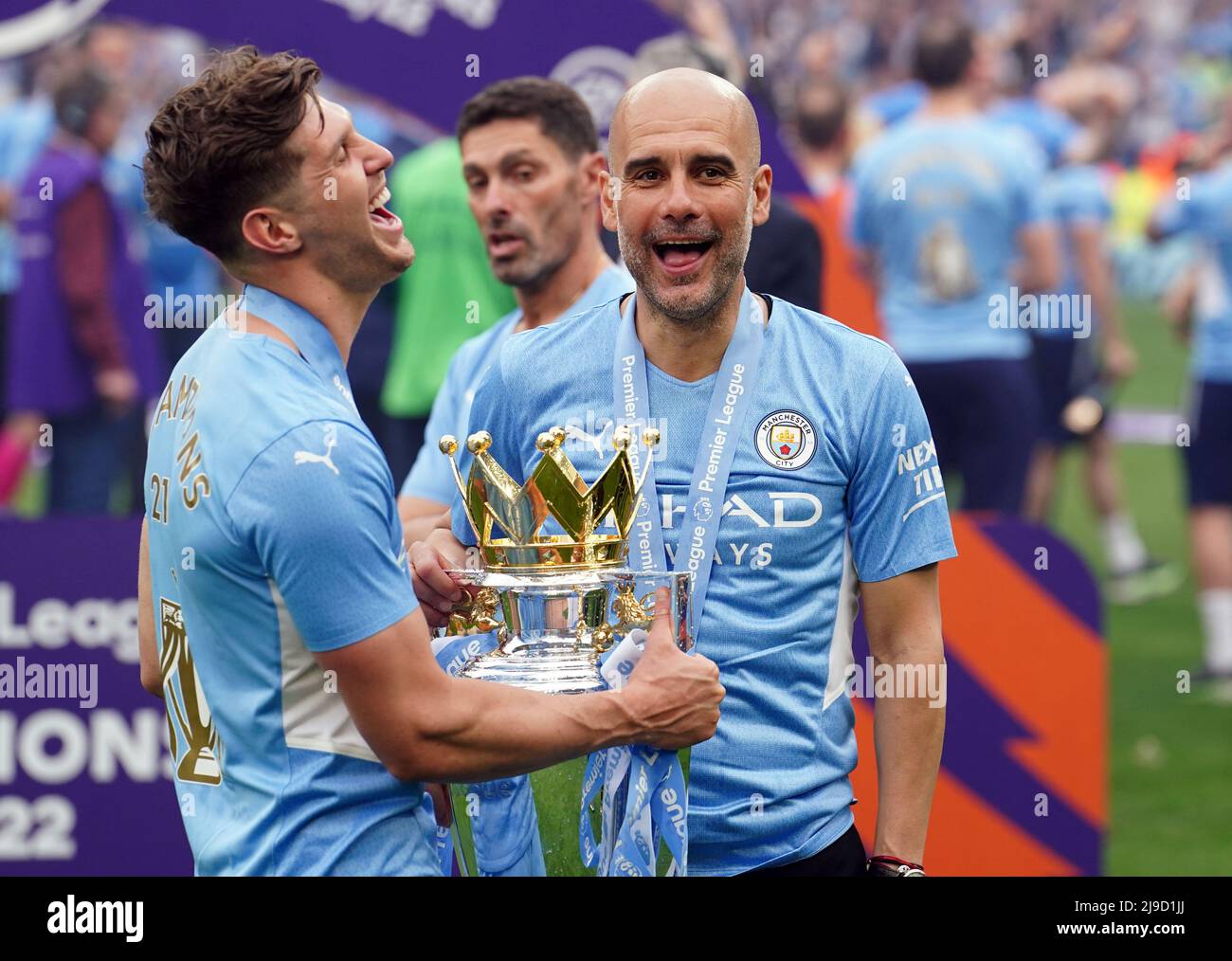 Jack grealish premier league trophy hi-res stock photography and images ...