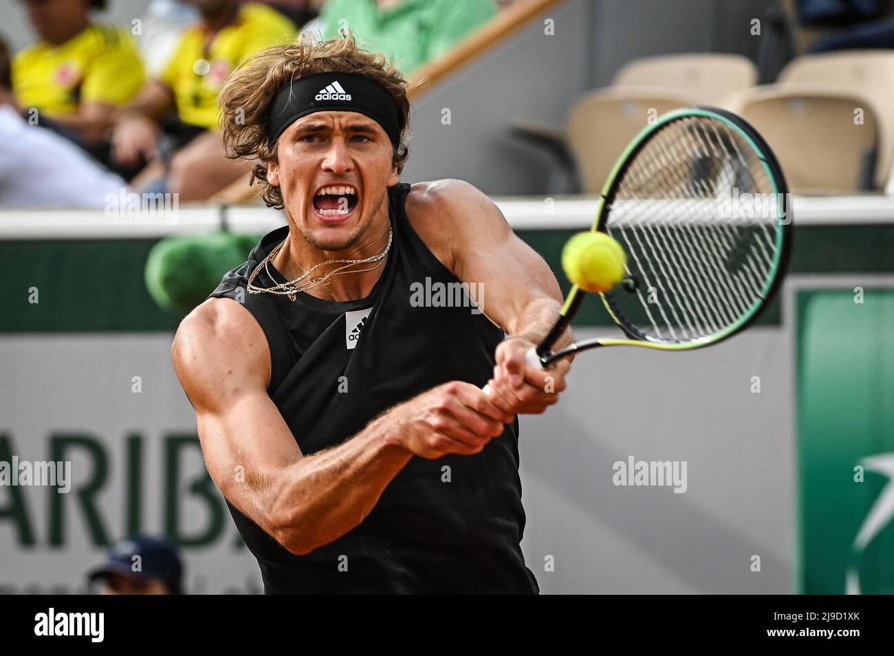 Alexander ZVEREV of Germany during the Day one of Roland-Garros 2022 ... Alexander ZVEREV of Germany during the Day one of Roland-Garros 2022 ...