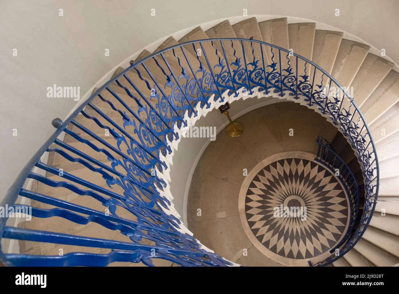 Tulip Staircase in Queen's House, Greenwich, London,England,UK Stock ...