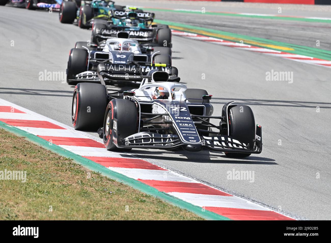 22 TSUNODA Yuki (jap), Scuderia AlphaTauri AT03, action 10 GASLY Pierre (fra), Scuderia ...