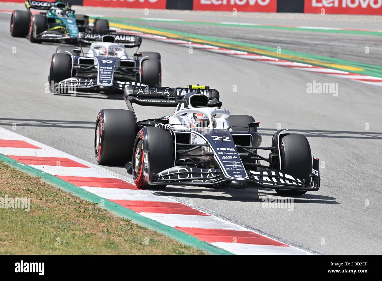 22 TSUNODA Yuki (jap), Scuderia AlphaTauri AT03, action 10 GASLY Pierre (fra), Scuderia ...