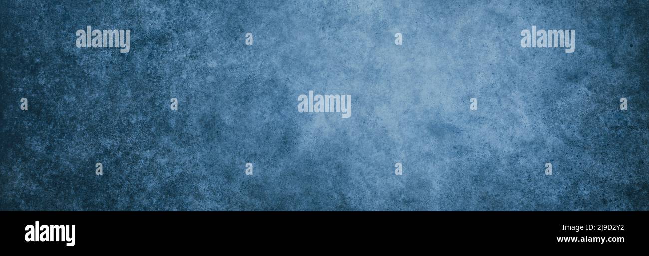 Old wall pattern texture cement blue dark abstract gradient background ...