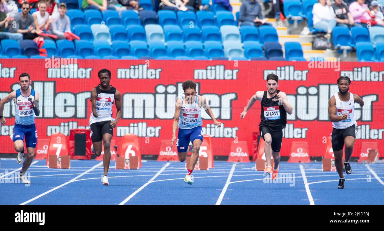 Birmingham, UK. 21st May, 2022. John Bridge, Ola Abidogun, Thomas Young ...