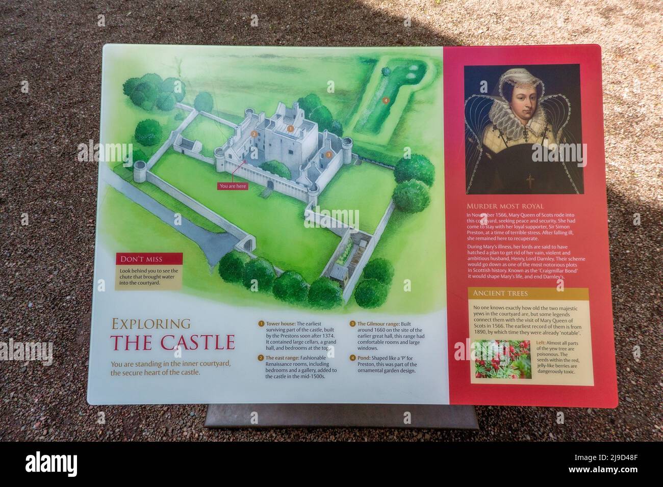 Edinburgh castle sign hi-res stock photography and images - Alamy