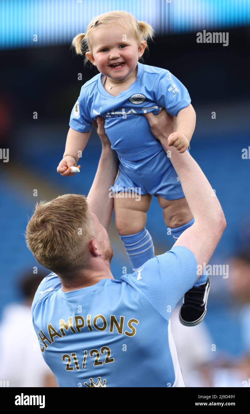 Manchester, UK. 22nd May, 2022. Kevin De Bruyne of Manchester City ...