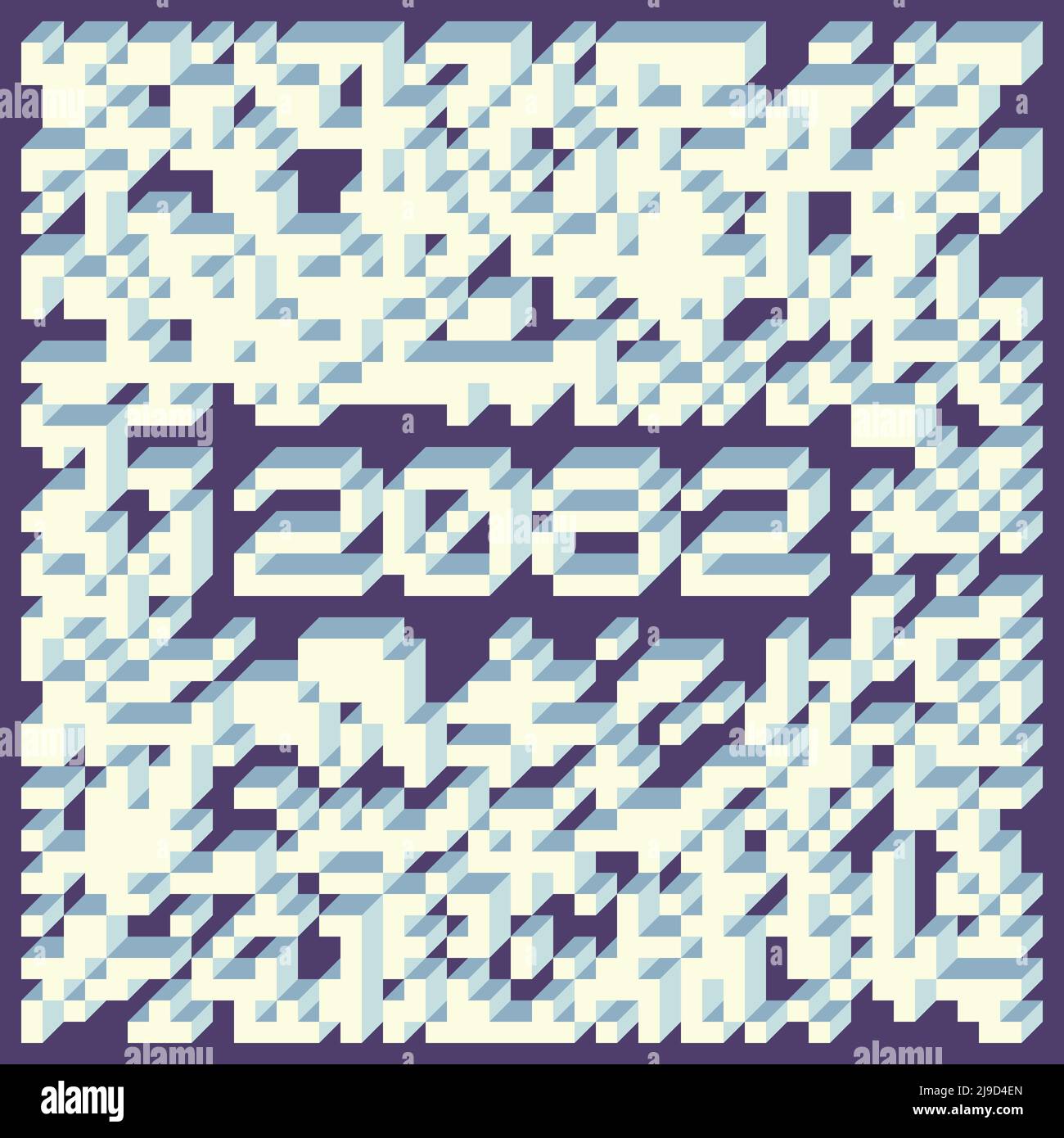 2082 Implementation of Edward Zajecs “Il Cubo” generative art ...