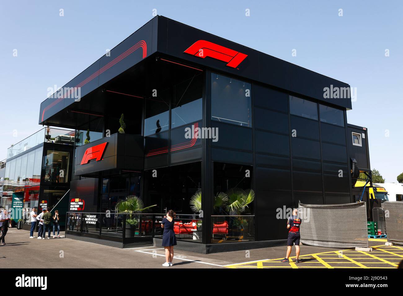 F1 motorhome during the Formula 1 Pirelli Grand Premio de Espana 2022 ...