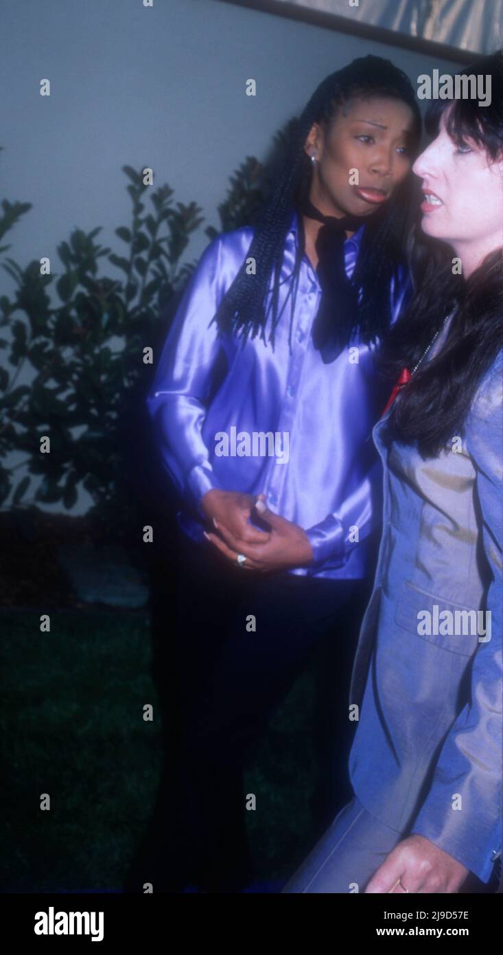 Burbank, California, USA 8th June 1996 Singer Brandi and publicist ...