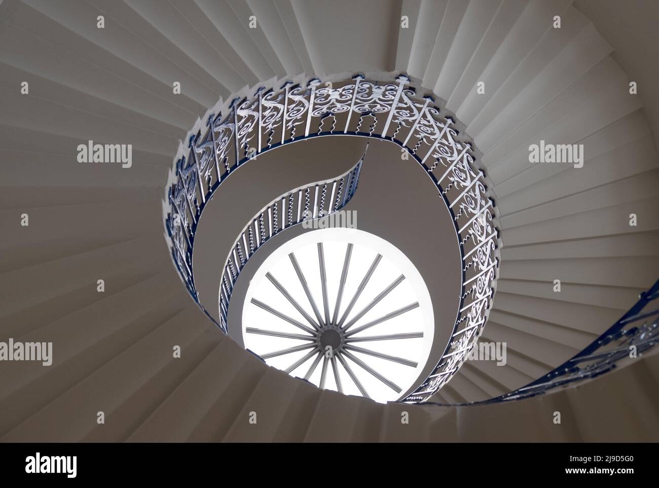 Tulip Staircase in Queen's House, Greenwich, London,England,UK Stock ...