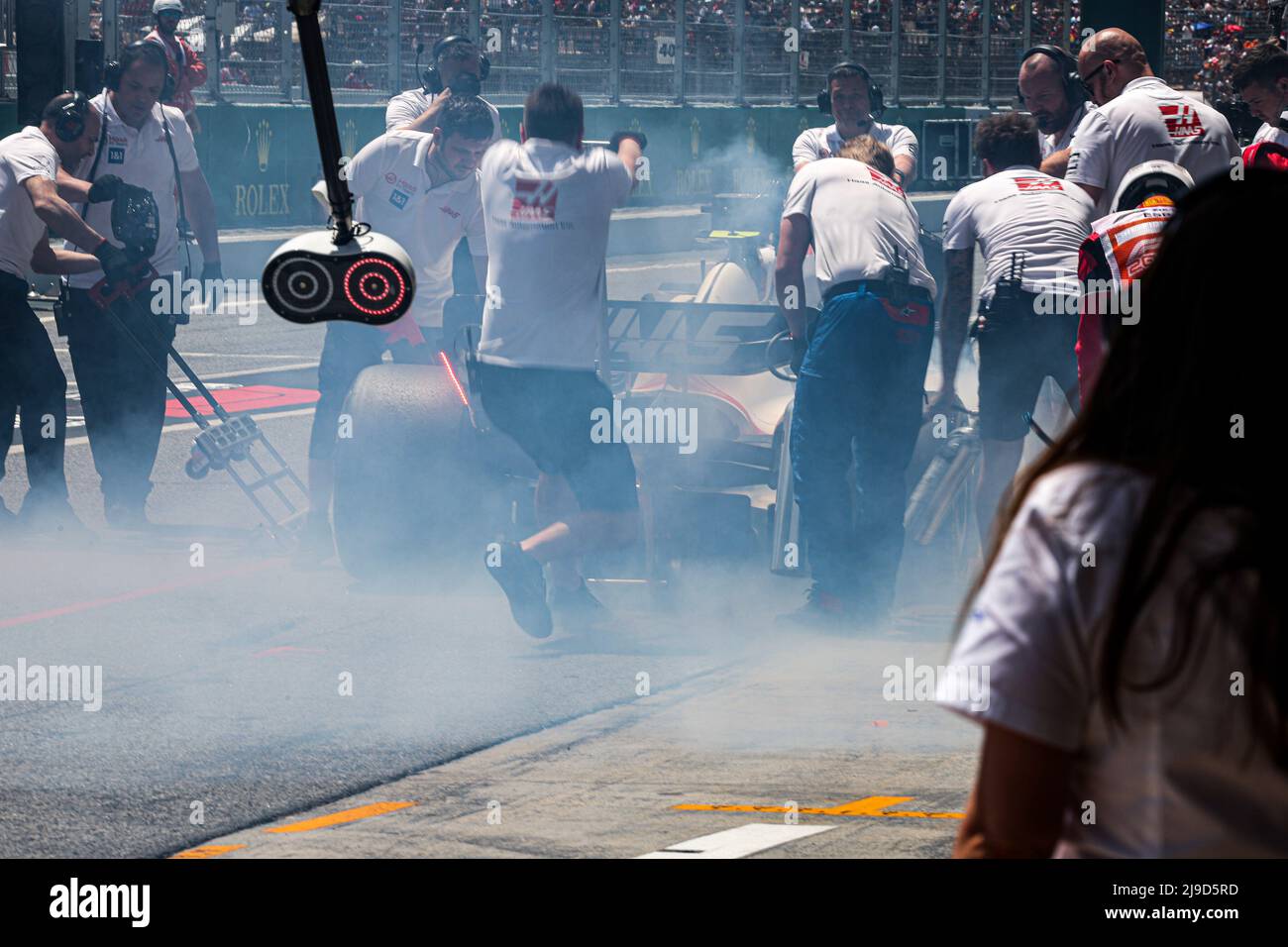 Barcelona, Spain. 21st May, 2022. #47 Mick Schumacher (DEU, Haas F1 ...