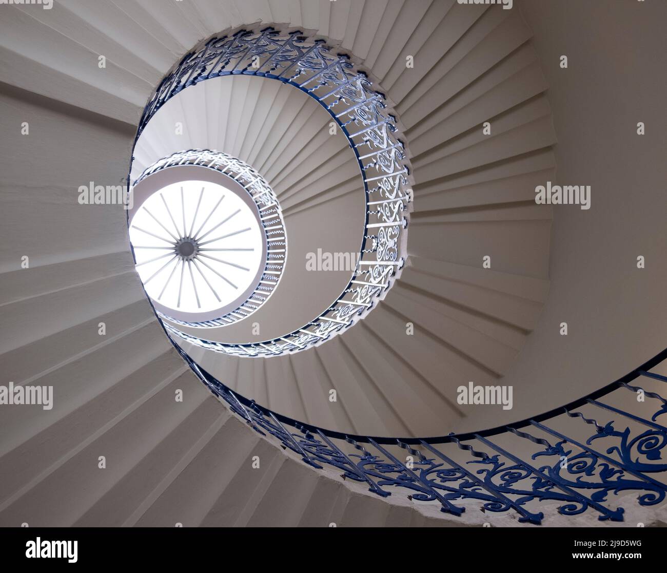 Tulip Staircase in Queen's House, Greenwich, London,England,UK Stock ...