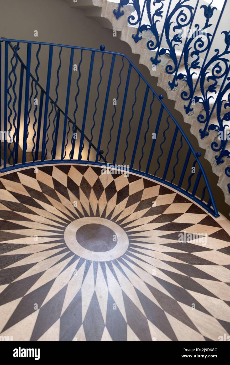 Tulip Staircase in Queen's House, Greenwich, London,England,UK Stock ...