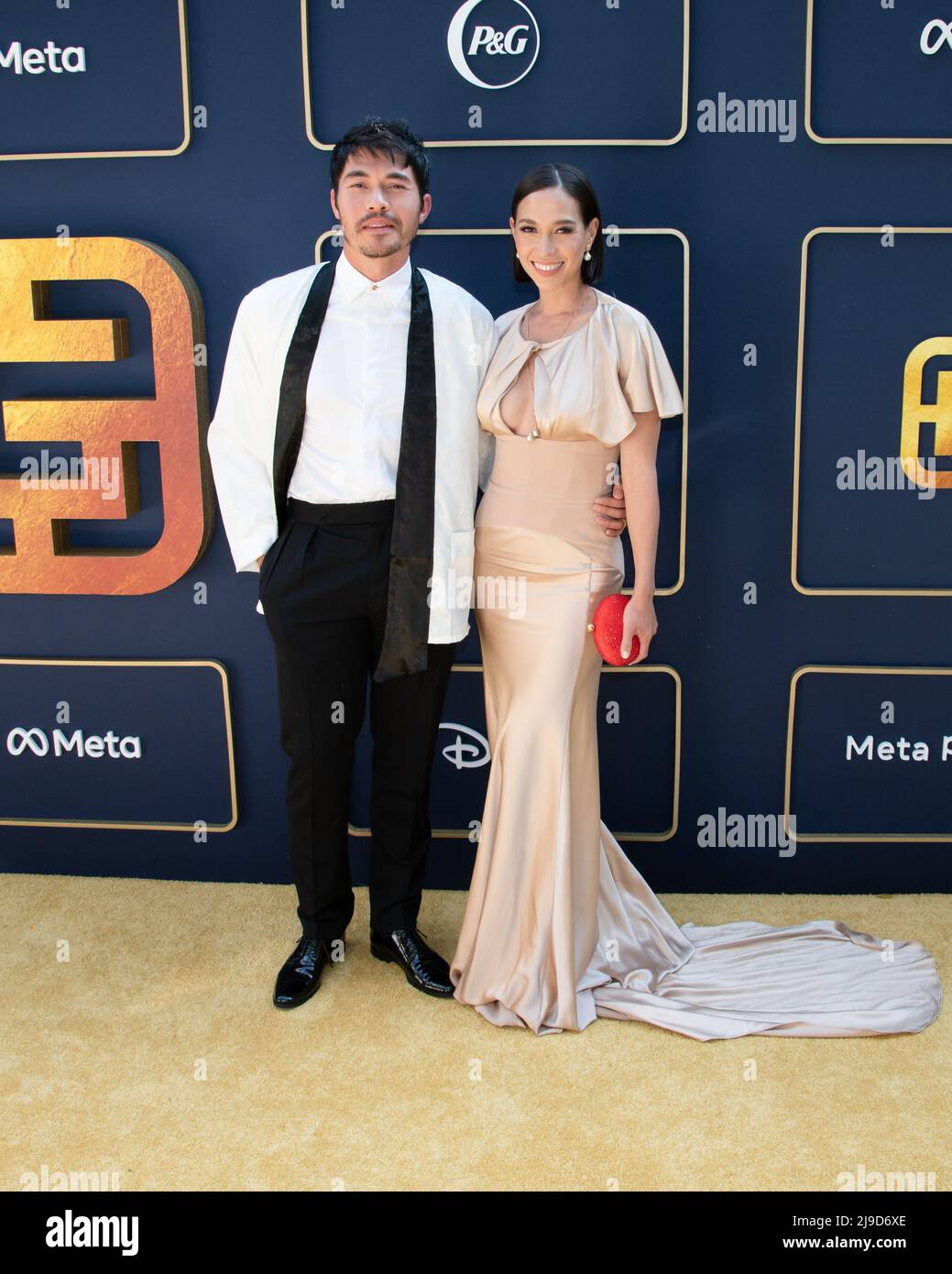 Los Angeles, California, USA. 21st May, 2022. (L-R) Henry Golding and ...