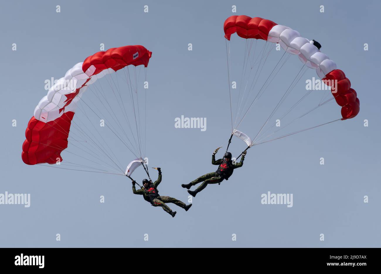 Members canadian skyhawks parachute team hi-res stock photography and ...
