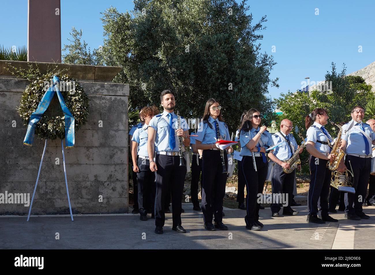 Palermo, Sicily, Italy. 21st May, 2022. Thirty years ago, the Sicilian ...