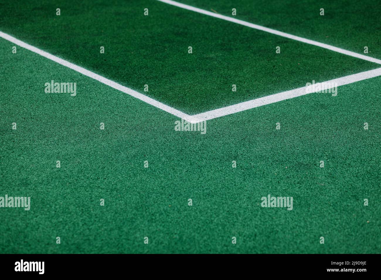 Colorful sports court background. Top view to field rubber ground with ...