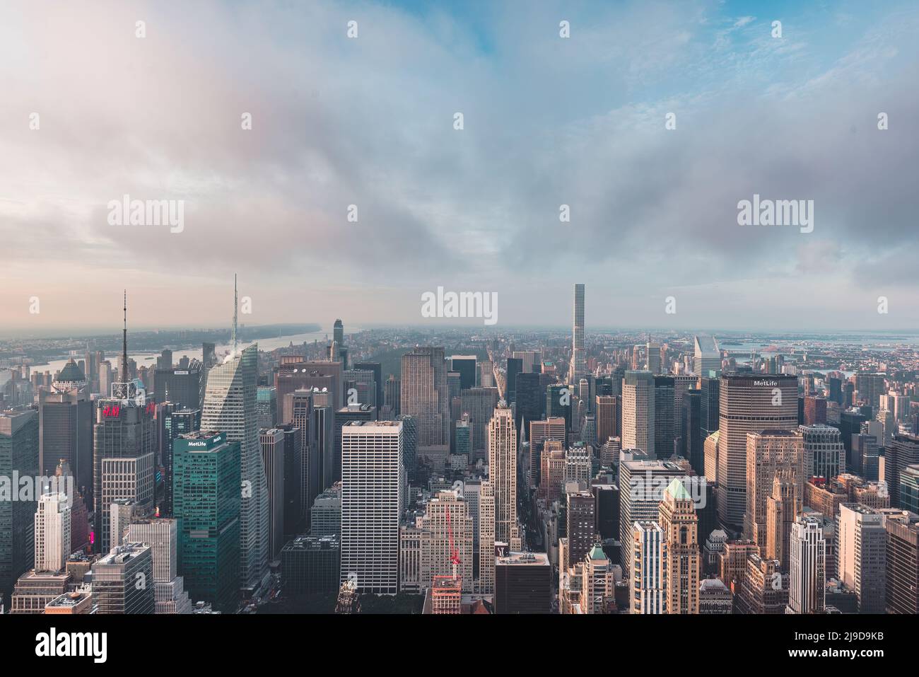 New York City Midtown Skyline with Hudson Yard in daytime Stock Photo ...