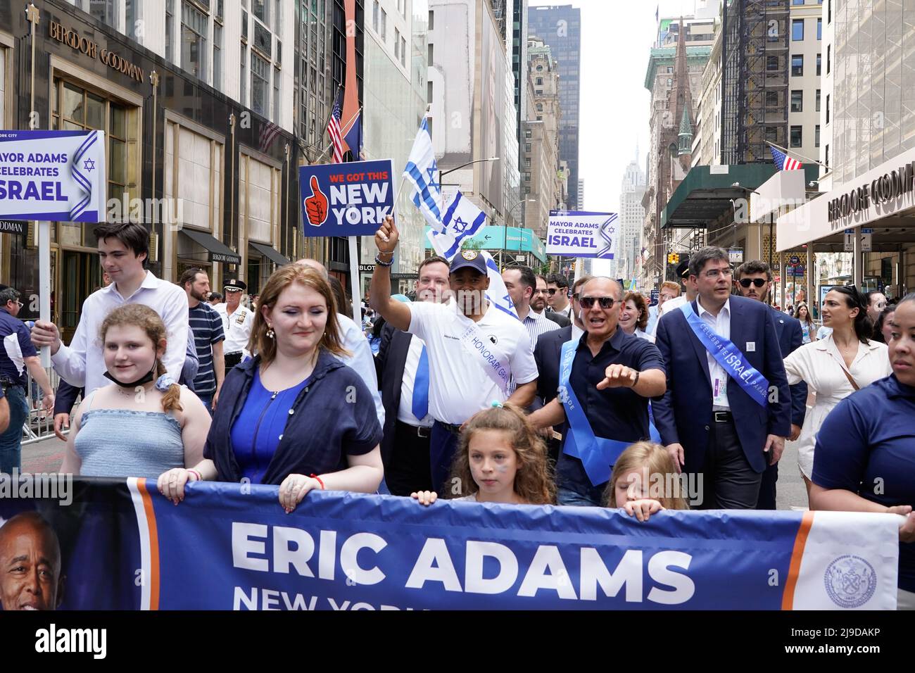 New York, USA. 22nd May, 2022. NYC Mayor Eric Adams, Gideon Taylor ...