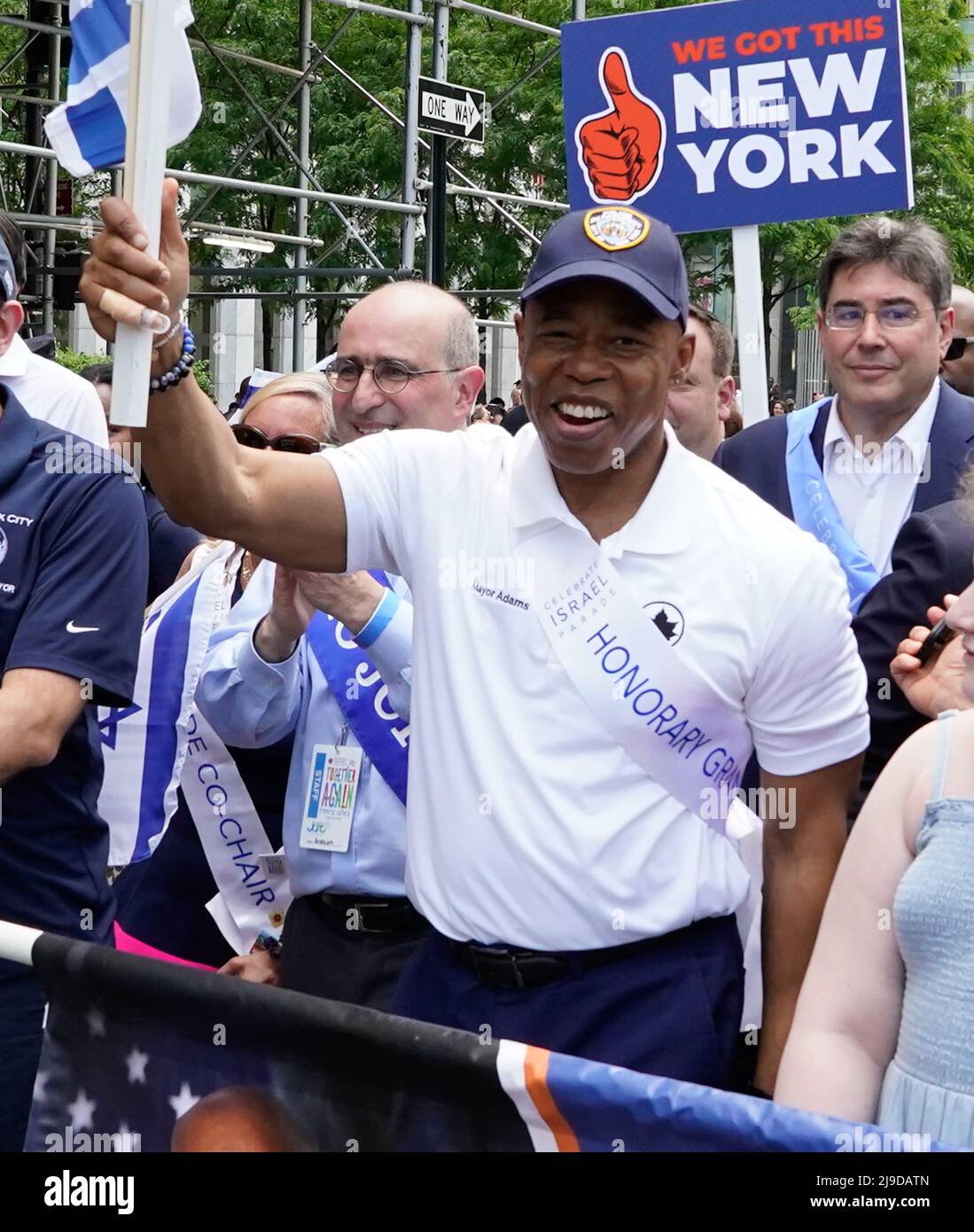 New York, USA. 22nd May, 2022. NYC Mayor Eric Adams, Gideon Taylor ...
