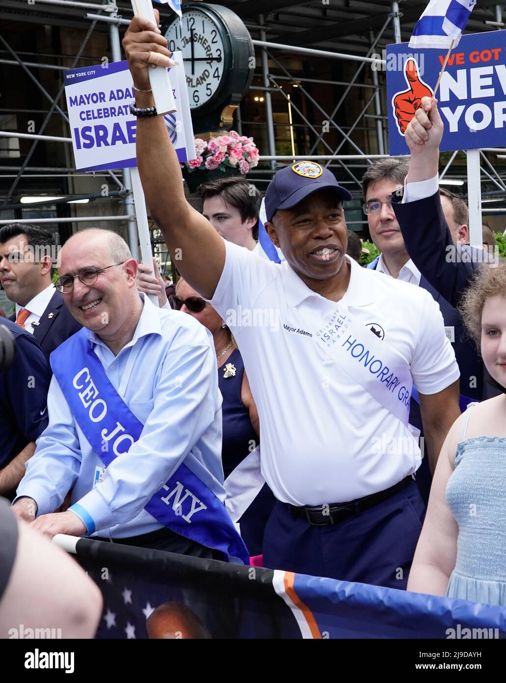 New York, USA. 22nd May, 2022. NYC Mayor Eric Adams, Gideon Taylor ...