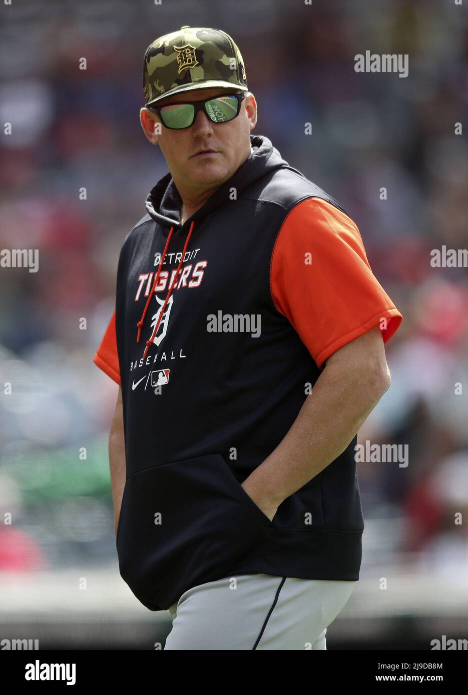 Cleveland, United States. 22nd May, 2022. Detroit Tigers manager A.J ...