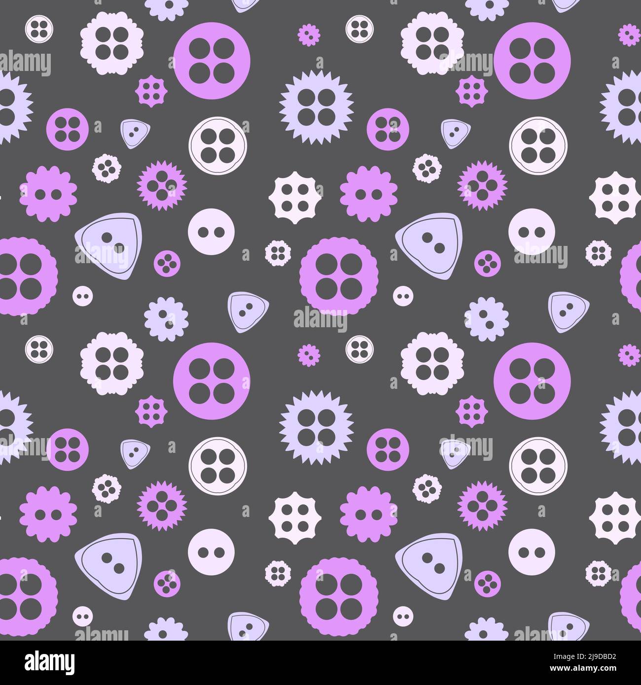 Hobbies seamless buttons pattern for fabrics and textiles and packaging ...