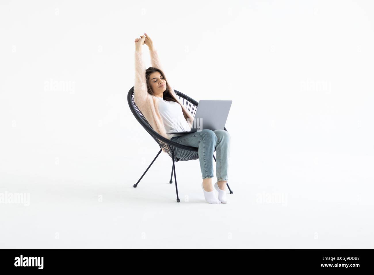 Lifting up in chair hi-res stock photography and images - Alamy