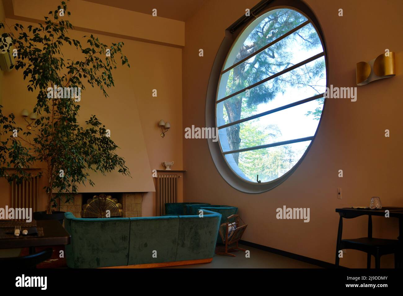 Villa Gotti (built 1933-36, architect Enrico De Angeli, Italian ...