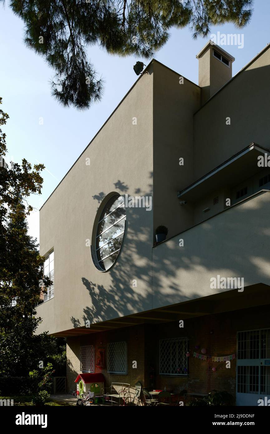 Exterior (front), Villa Gotti (built 1933-36, architect Enrico De ...