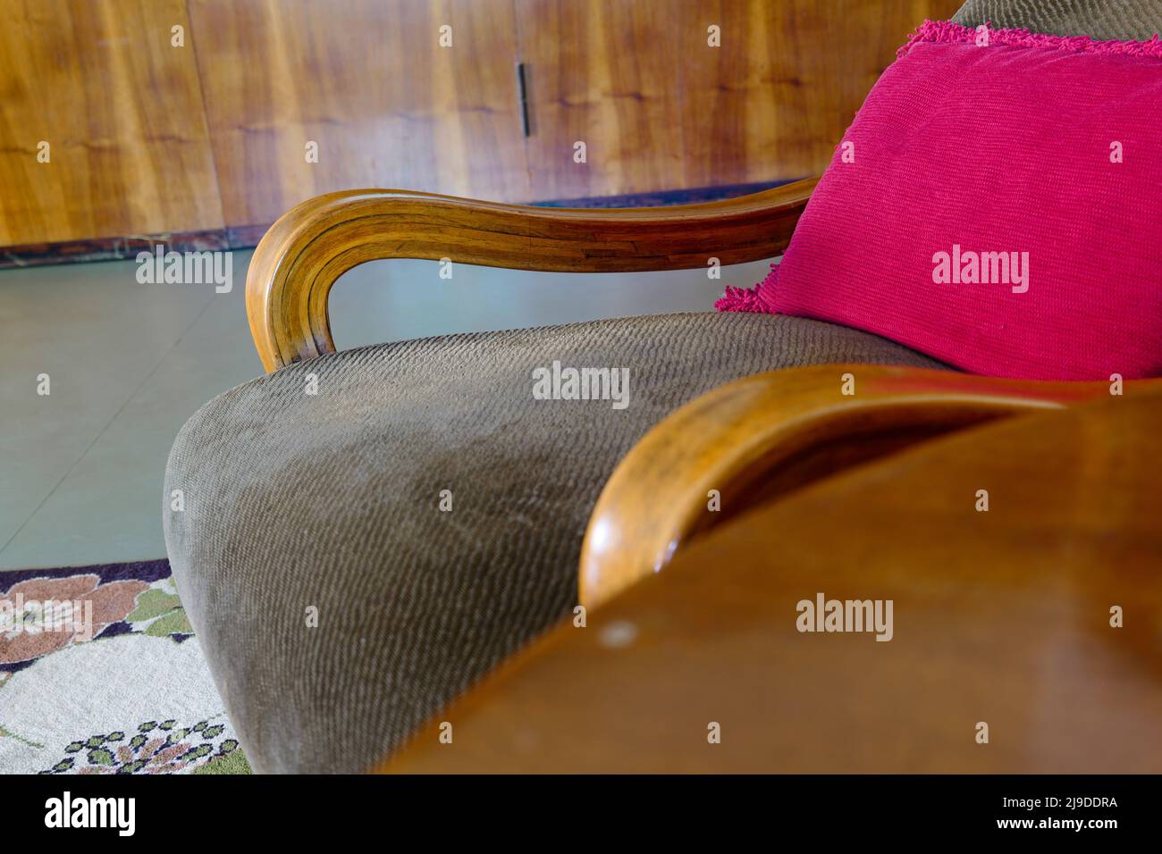 Hallway of Villa Gotti (built 1933-36, architect Enrico De Angeli ...