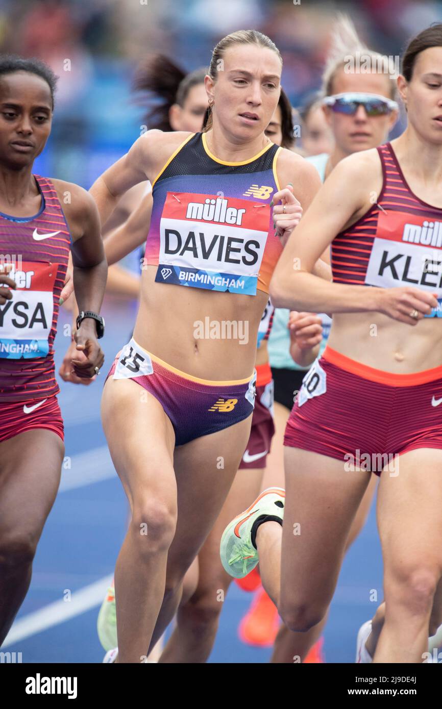 Birmingham, UK. 21st May, 2022. Rose Davies competing in the women's ...