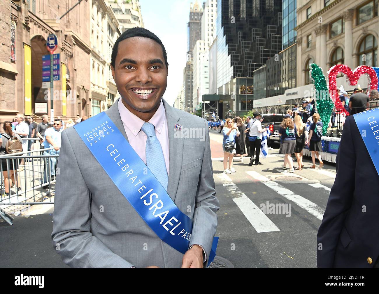 Congressman Ritchie Torres attends the Celebrate Israel Parade on Fifth ...
