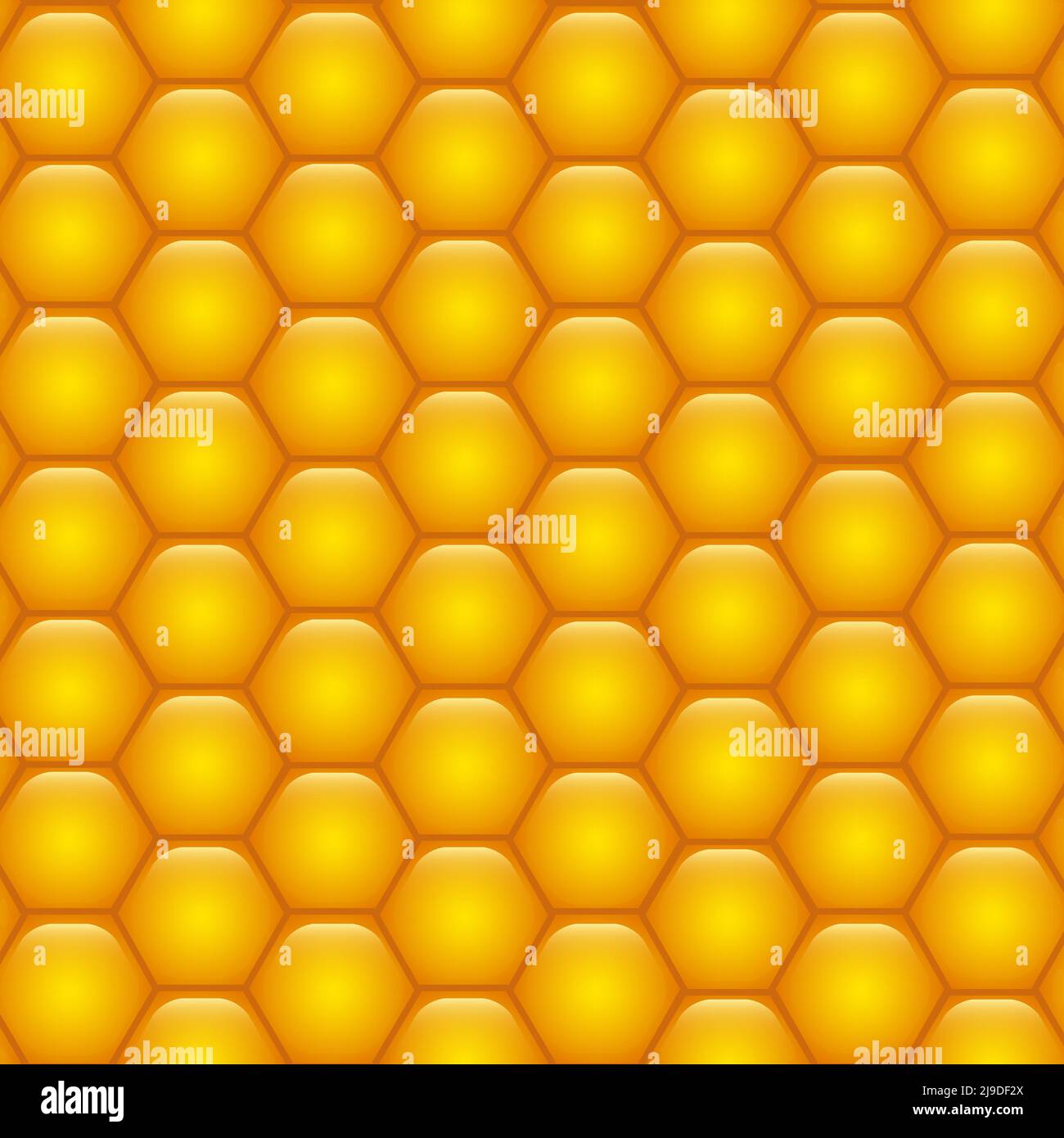Honeycombs with honey. Background texture. Vector Image Stock Vector ...