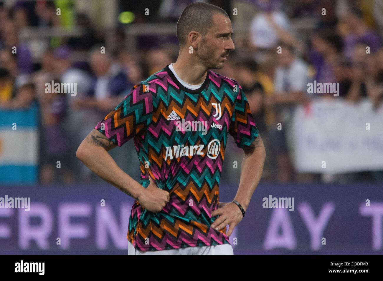 Artemio Franchi stadium, Florence, Italy, May 21, 2022, Bonucci ...