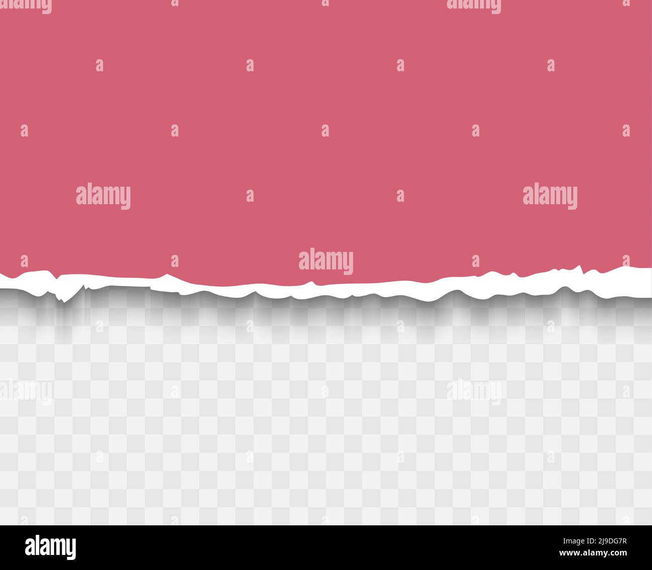 Torn paper header. Realistic vector illustration of torn paper with ...