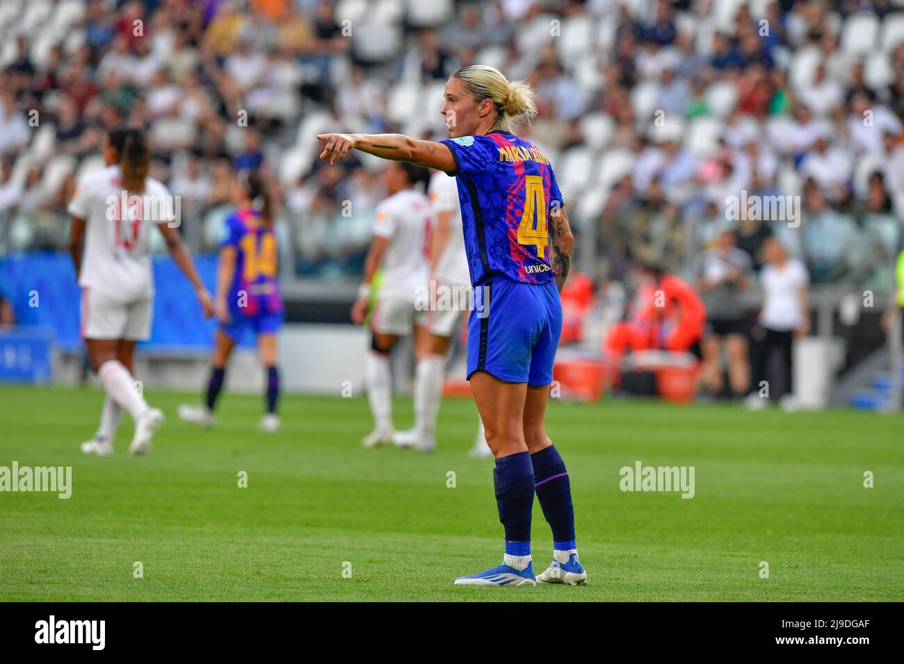 Turin, Italy. 21st, May 2022. Mapi Leon (4) of Barcelona seen during ...