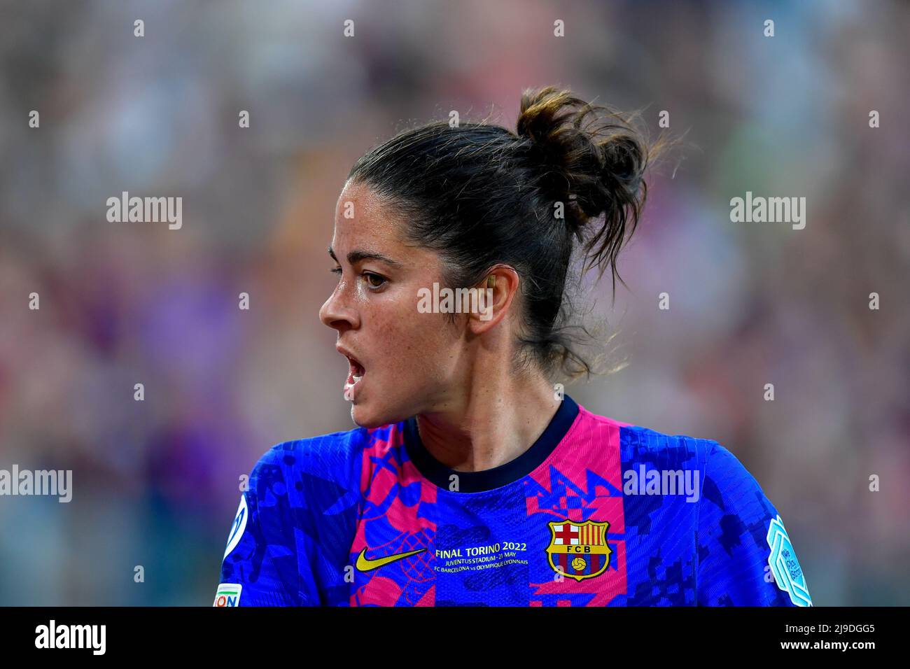 Turin, Italy. 21st, May 2022. Marta Torrejon (8) of Barcelona seen ...