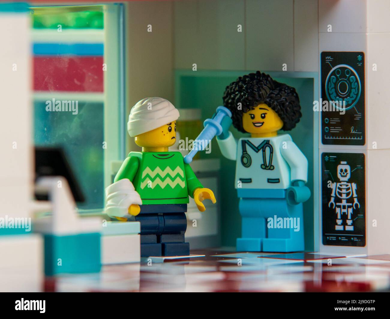 Lego minifigure at hospital Stock Photo - Alamy