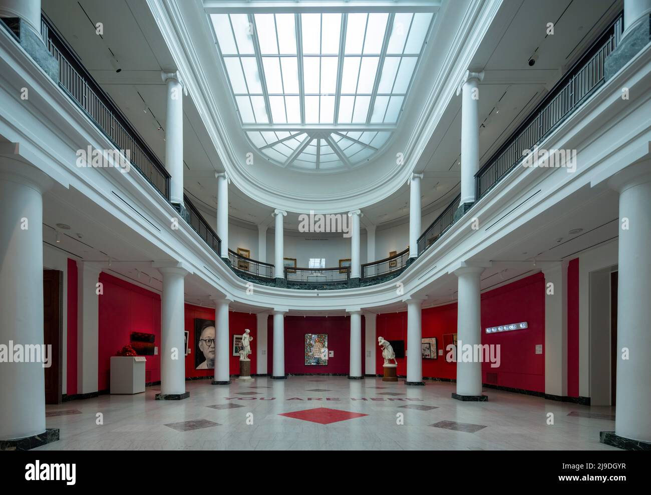 interior, The University of Michigan Museum of Art in Ann Arbor ...