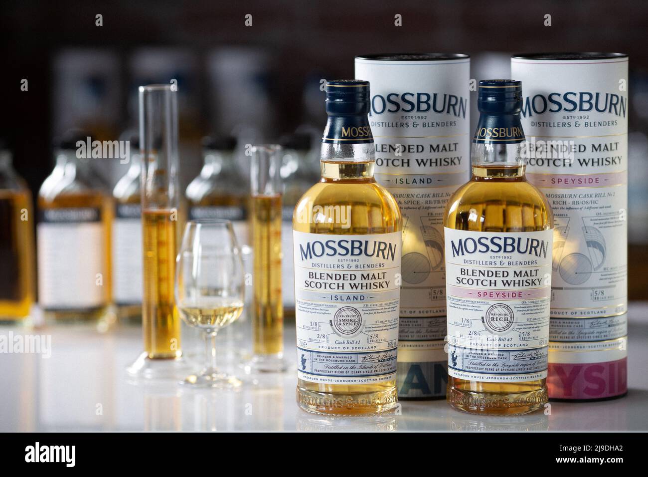 A blend of Single Malt Scotch Whiskies distilled on the islands of ...