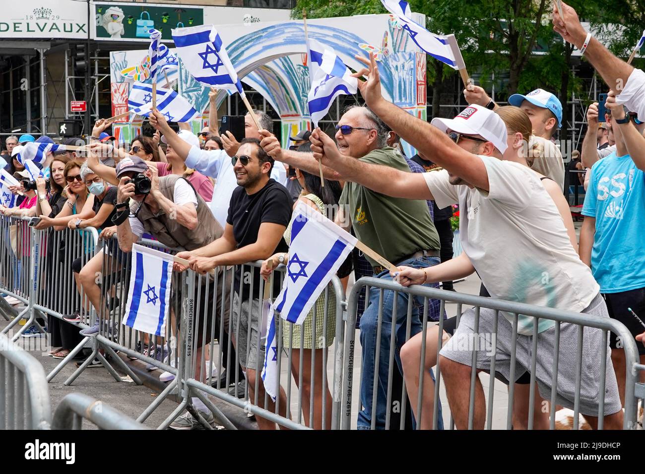 New York, USA. 22nd May, 2022. Pro Israel Protestors during the 2022 ...