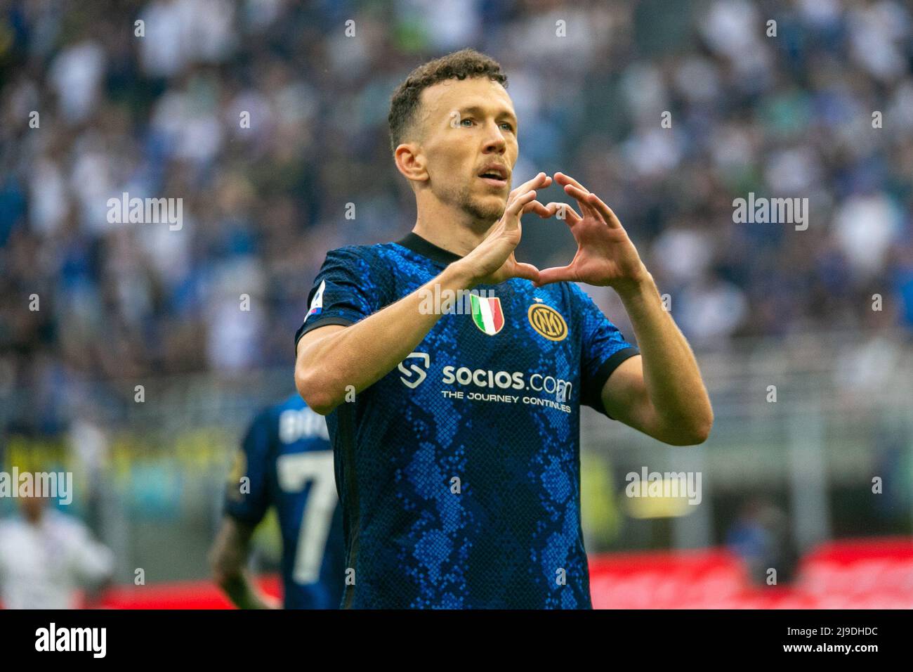 Milan, Italy - may 22 2022 - Inter - Sampdoria serie A - perisic ivan ...