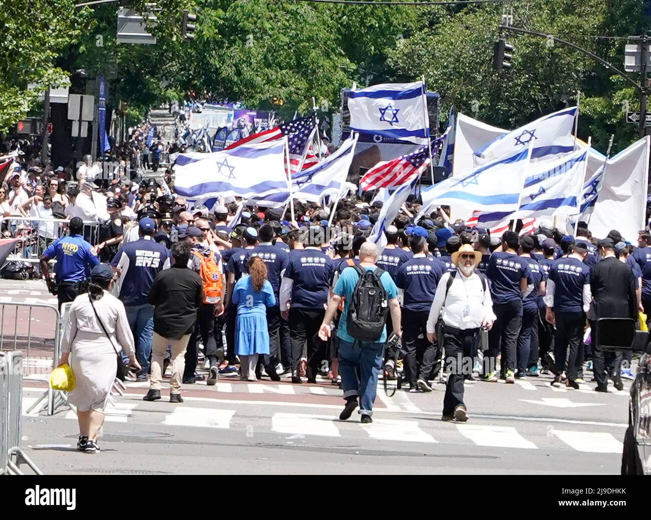 New York, USA. 22nd May, 2022. Israel Day Parade 2022 Israel Day Parade ...