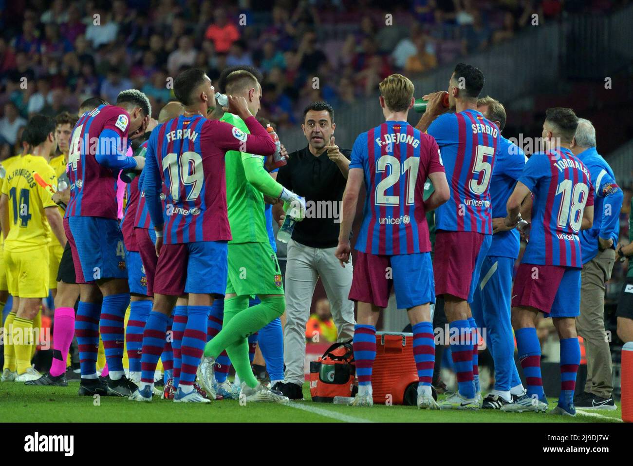 Barcelona, Spain. 22nd May 2022; Nou Camp, Barcelona, Spain: La Liga football, FC Barcelona ...