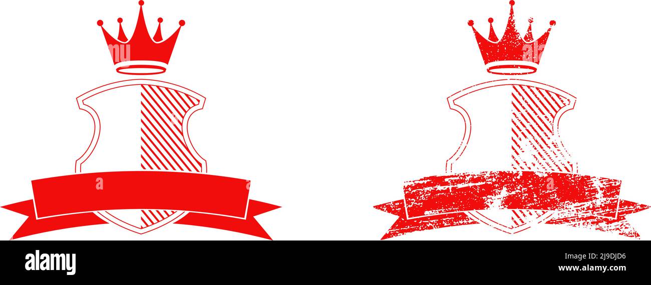 crest - crown - banner Stock Vector Image & Art - Alamy