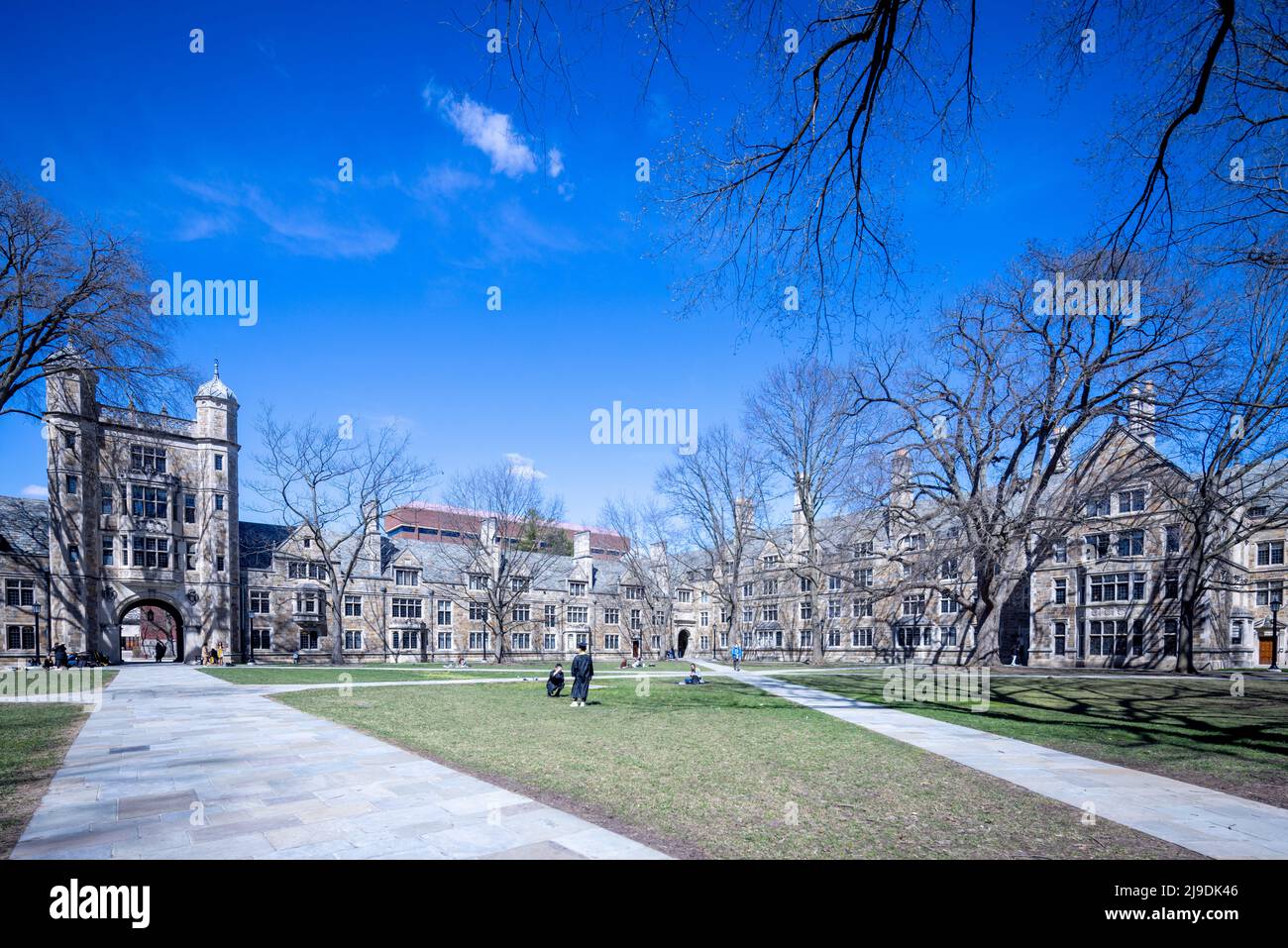 the Law school Quadrangle, University of Michigan, Ann Arbor, Michigan ...