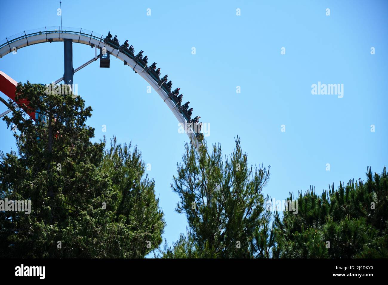 Roller coaster supports hi-res stock photography and images - Alamy