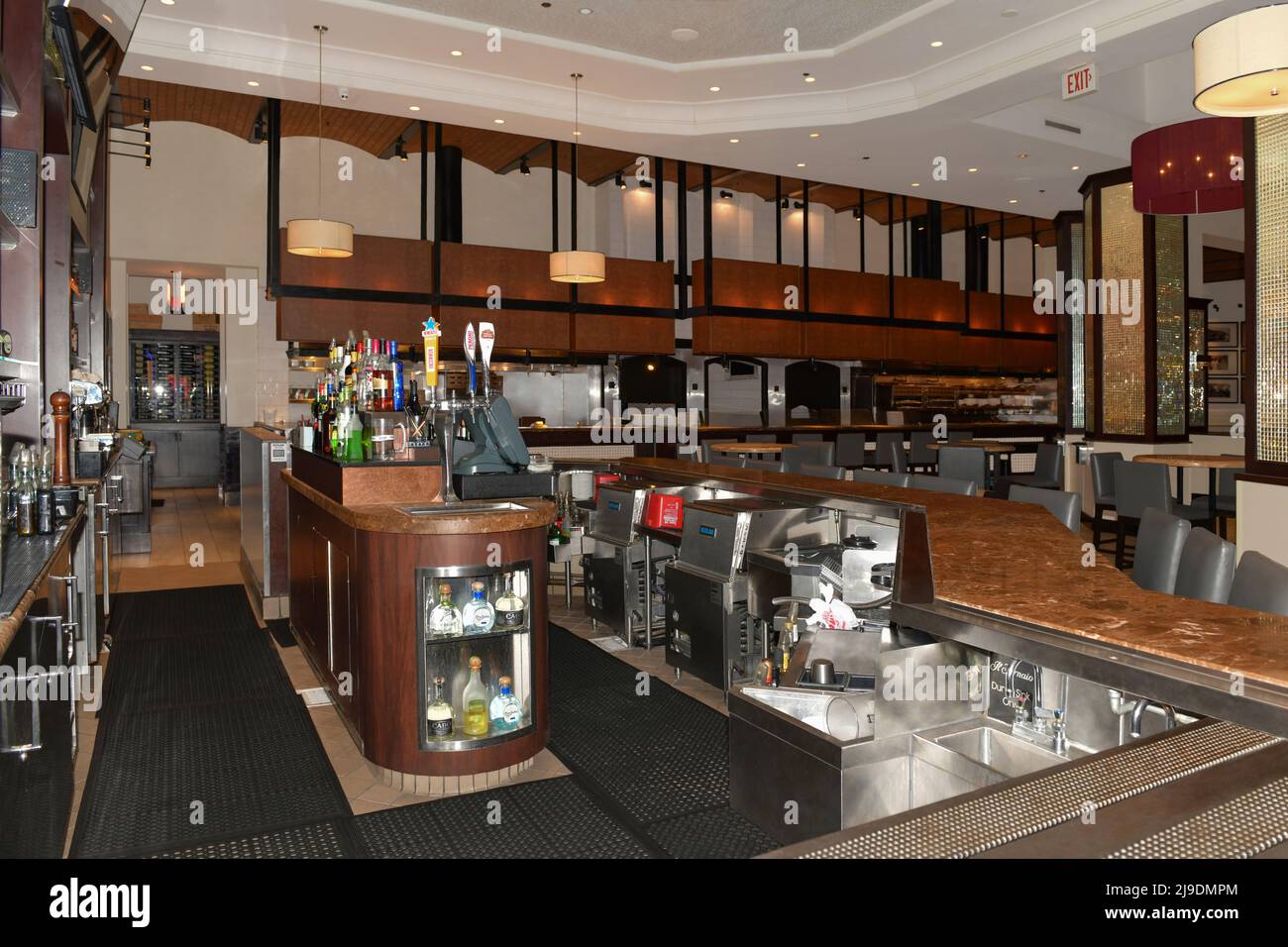 Nevada USA September 6, 2021 View of the small bar of the famous Il ...