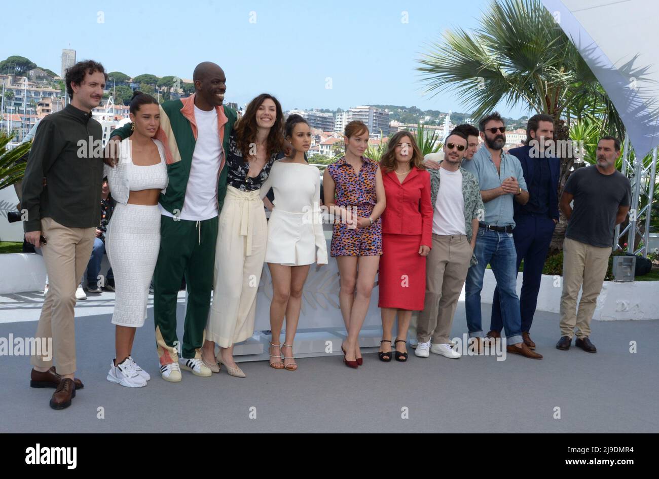 May 21, 2022, CANNES, France: CANNES, FRANCE - MAY 21: (L to R) David ...